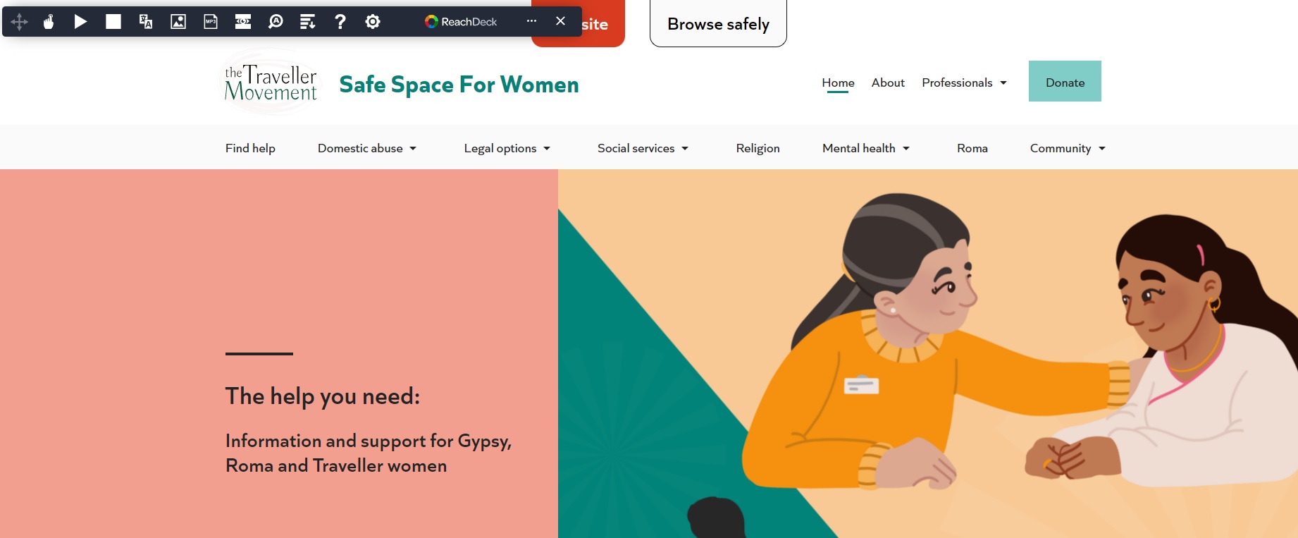 Traveller Movement launches ‘Safe Space for Women’ Website | The ...